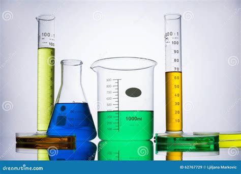 Beakers Test Tubes And Laboratory Glassware Royalty Free Stock Image 50099074