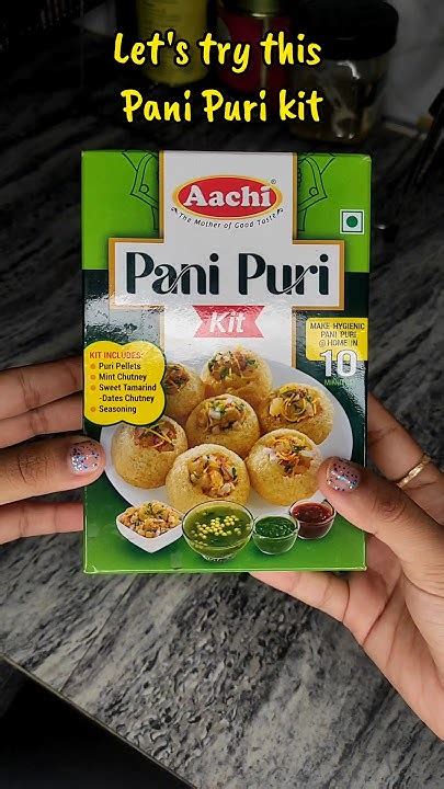 Trying Pani Puri Kit Shortsvideo Panipuri Shorts Viral Cooking