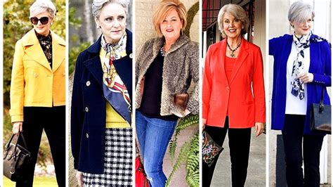 Ropa De Moda Para SeÑoras De 50 60 70 80 AÑos OtoÑo Invierno Looks