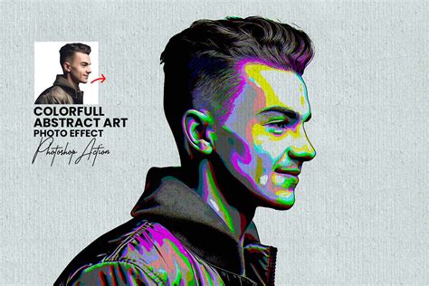 Photoshop Action Portrait Illustration Photoshop Action