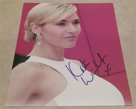 Titanic Kate Winslet Authentic Autographed Signed 8x10 Photo Coa Jsa