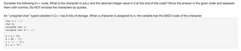 Solved Consider The Following C Code What Is The Chegg
