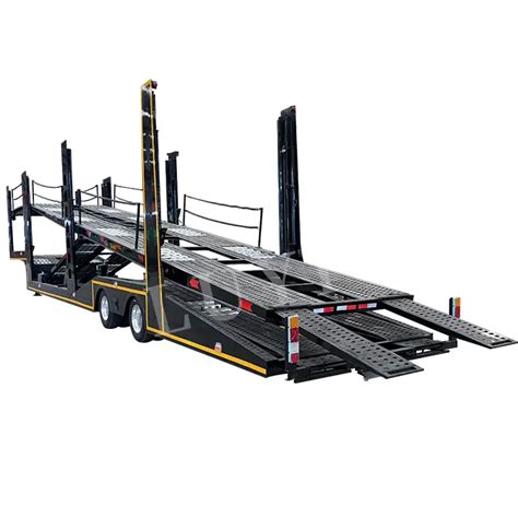 Customizable 8 Car Carrier Semi Trailer Multifunctional Steel Suvs