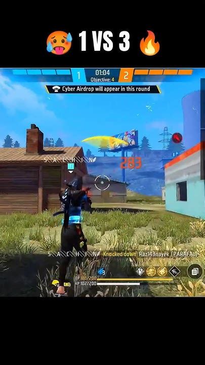 😱parafal Power🥵 1v3 Clutch👽 Headshot🔥freefire Shorts Tondegamer