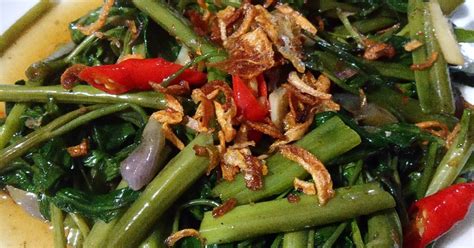 Resep Tumis Kangkung Saus Tiram Oleh Bunda Rayyan Cookpad