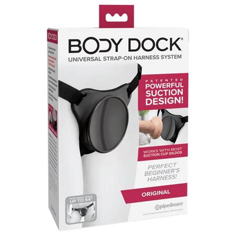 Body Dock Original Strap On Harness Black Lustery Uk
