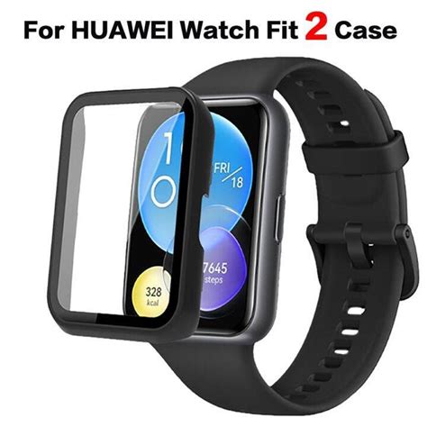 ตัวป้องกันหน้าจอสำหรับ Huawei Watch Fit 2 เคสนาฬิกาพร้อมฝาครอบป้องกัน