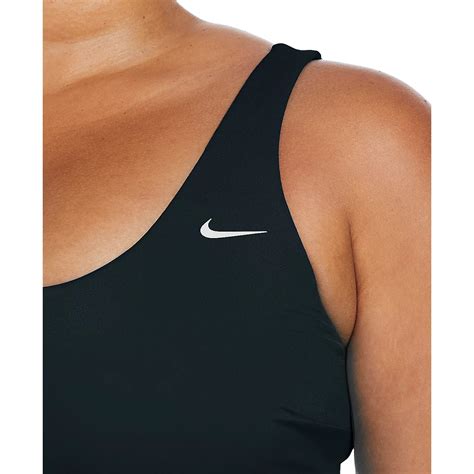 Nike Womens Essential Scoop Neck Plus Size Midkini Swim Top Academy