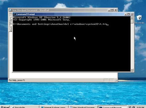 How To Delete System32 Windows Xp Recycling Bins Microsoft Windows