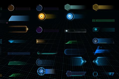 Sci Fi Ui Hud Background 2d Gui Unity Asset Store