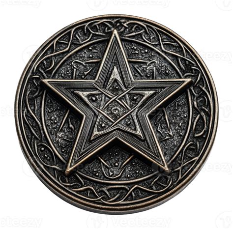Symbolic Five Pointed Star With Intricate Design 53342142 Png