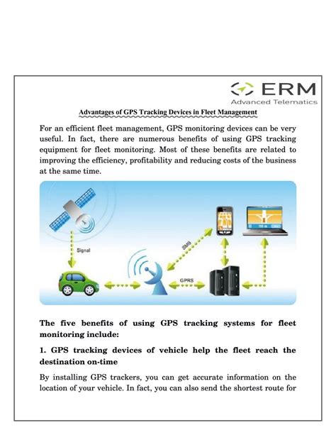 Advantages Of Gps Tracking Devices In Fleet Management By Ermtelematics