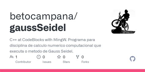 Github Betocampanagaussseidel C At Codeblocks With Mingw Programa Para Disciplina De