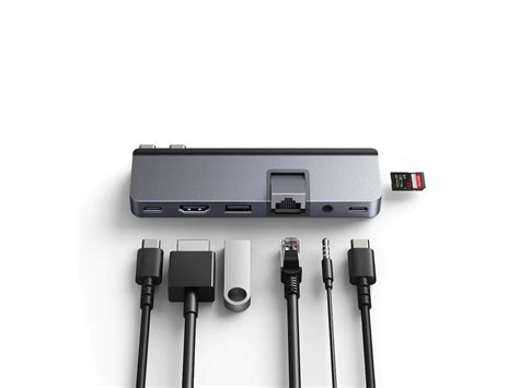 Targus Hyperdrive 7 I 2 Usb C Macbook Pro Hub Grå Dockningsstation