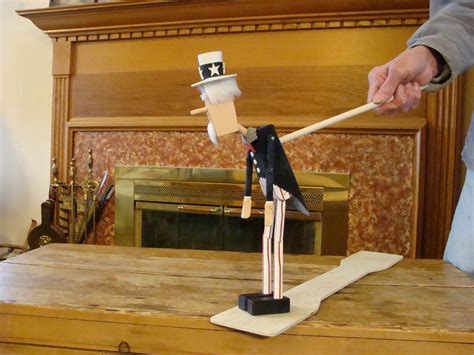 Jig Limberjack Doll Uncle Sam Handcrafted Dancing Doll Etsy