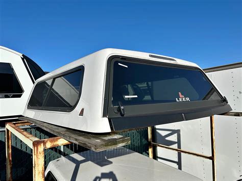 Leer Truck Cap White F150 Ext Cab 65ft Bed 15 20 Car Exterior Parts