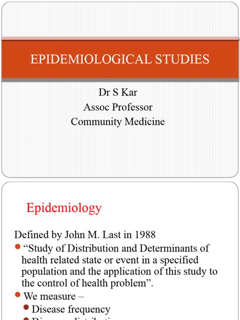 Epidemiological Studies Pdf Cohort Study Epidemiology
