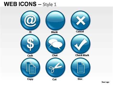 Web Icons Style 1 Powerpoint Presentation Slides Powerpoint