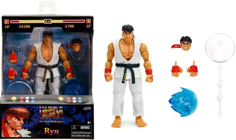 Action Figure Ryu Ultra Street Fighter 2 Capcom Escala 112 Jada Toys