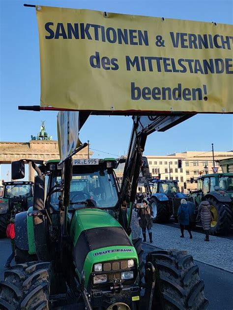 Vor der für Montag geplanten Großdemonstration des Bauernverbandes in