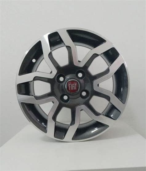 4 Rodas Fiat Idea Sport BRW 700 Aro 15 4x98 Grafite Diamantada