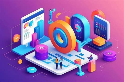 Crm Software Isometric Vector Illustration Client Data Analytics And Storage Premium Ai