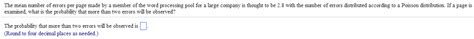 solved the mean number of errors per page made by a member