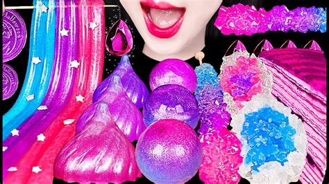 Asmr Unicorn Jelly Candy 유니콘 젤리 보석 먹방 Mukbang Eating Youtube