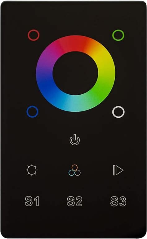 Rgb And Rgbw Led Touch Dmx Wall Mounted Controller Reverb