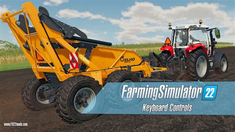 Keyboard Controls In Farming Simulator 22 Fs22 Keyboard Shortcut