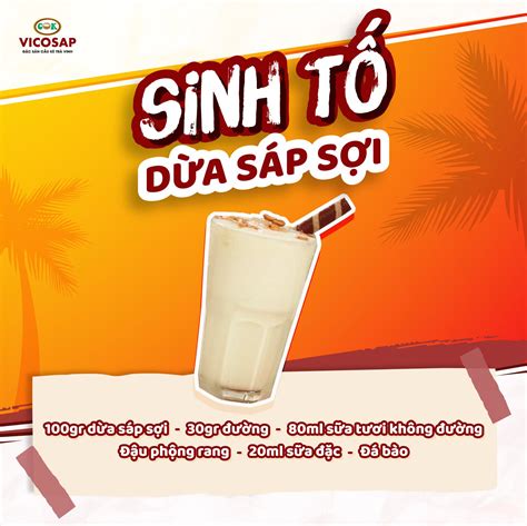 Dừa Sáp Sợi Vicosap 220ml Bapbi