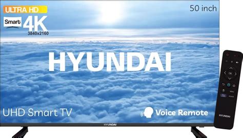 Hyundai UHDHY50B78VRTNW 50 inch Ultra HD 4K Smart LED TV Price in India ...