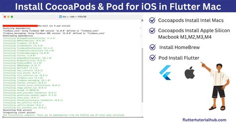 How To Install Cocoapods And Pod For Ios In Flutter Mac