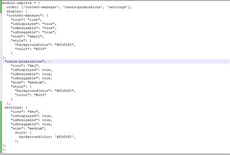 not able to set order and isdraggable item entries in strapi v4 for ex