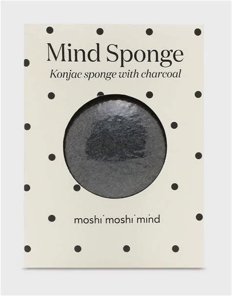 Moshi Moshi Mind Mind Sponge Charcoal