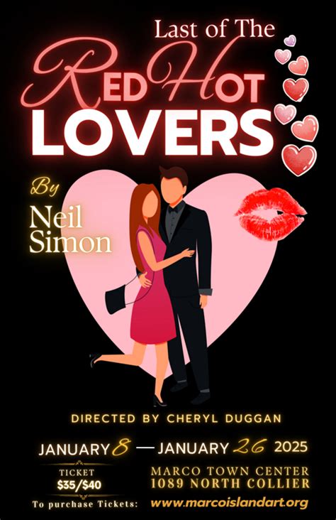 Last Of The Red Hot Lovers At Arts Center Theatre Ft Myersnaples 2025