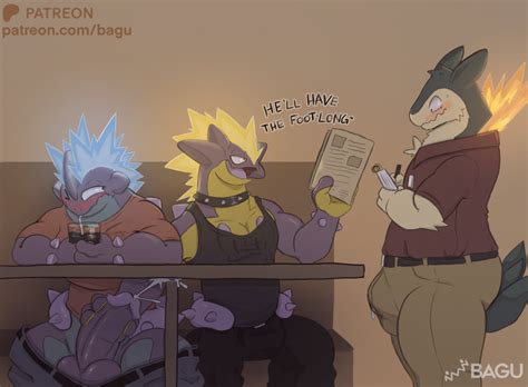 Rule 34 Absurd Res Anthro Bagu Balls Beverage Blush Bodily Fluids Bottomwear Bottomwear Down