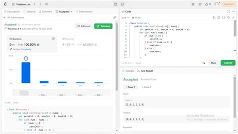 Leetcode Problemsolving Sortingalgorithms Naveenya Sathish