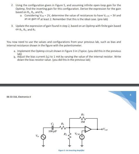 Solved Using The Configuration Given In Figure And Chegg