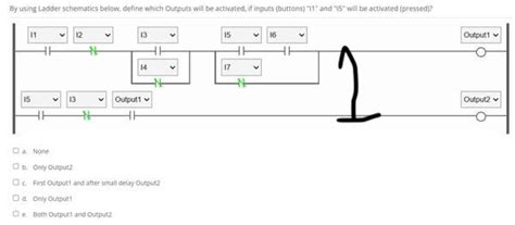 Solved Ladder Schematics Is Shown Below Choose Which NO Or Chegg