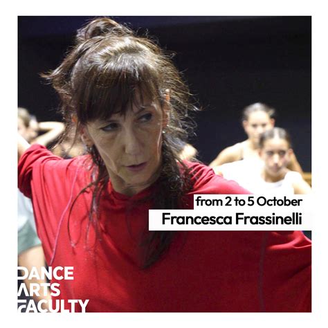 Guest Artist Francesca Frassinelli Dance Arts Faculty