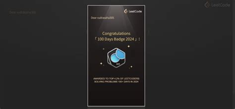 Rudra Saha On Linkedin Leetcode Codingjourney 100daysofcode Softwareengineering