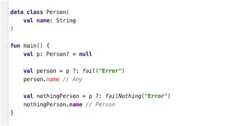 Nothin в Kotlin В документации указано следующие By R00we Medium