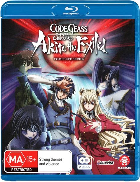 Code Geass Akito The Exiled Complete Series Blu Ray Kazuki Akane