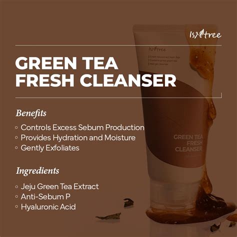ISNTREE - GREEN TEA FRESH CLEANSER 120ML - Luxe Glow