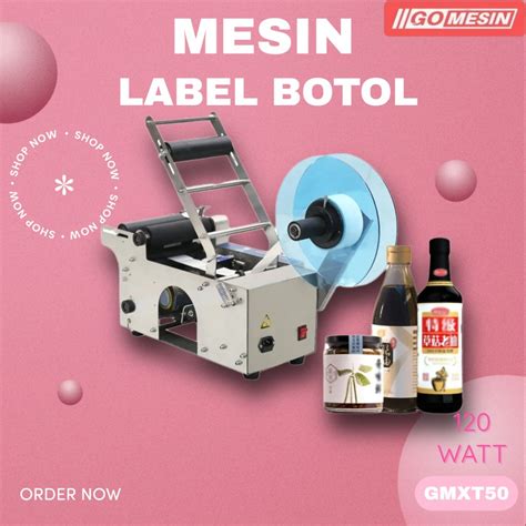 Jual Mesin Labeling Botol Semi Auto Go Mesin Gm Xt50 Shopee Indonesia