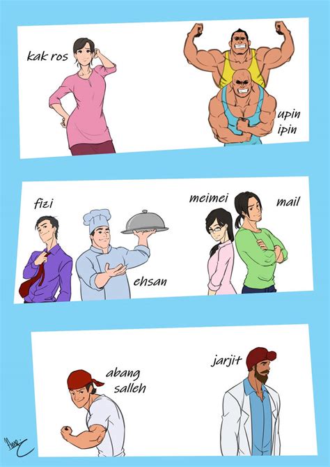 Upin Ipin Dan Kawan Kawan Versi Dewasa By Badakkacak On Deviantart
