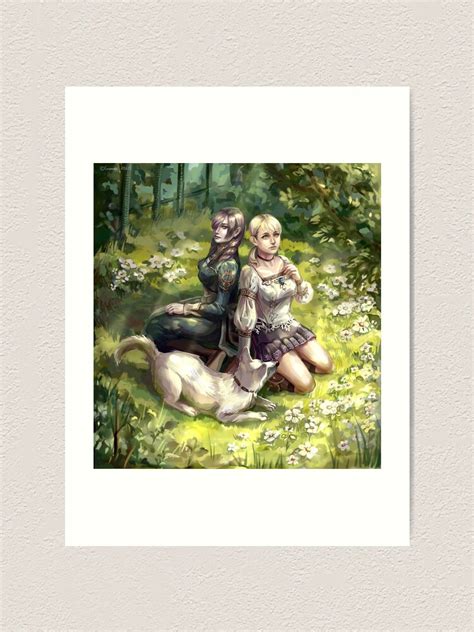 Hg Daniellafionaand Hewie Optimised Print Art Print For Sale By