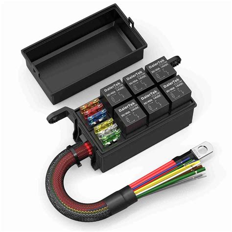 Fuse Box 6 Circuit With Lid Prewired Racing Performance Works