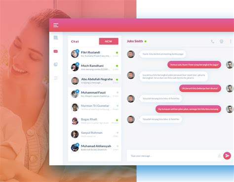 Chat UI UX Design On Behance